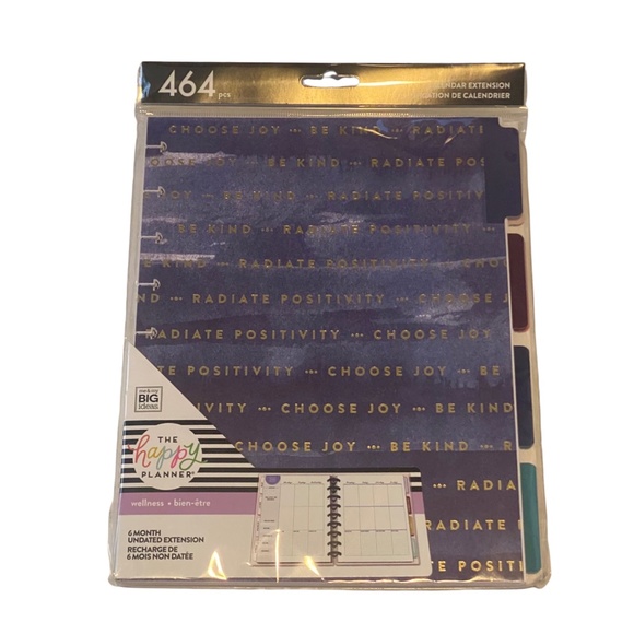 Happy Planner | Office | Happy Planner Wellness 6 Month Undated Classic ...